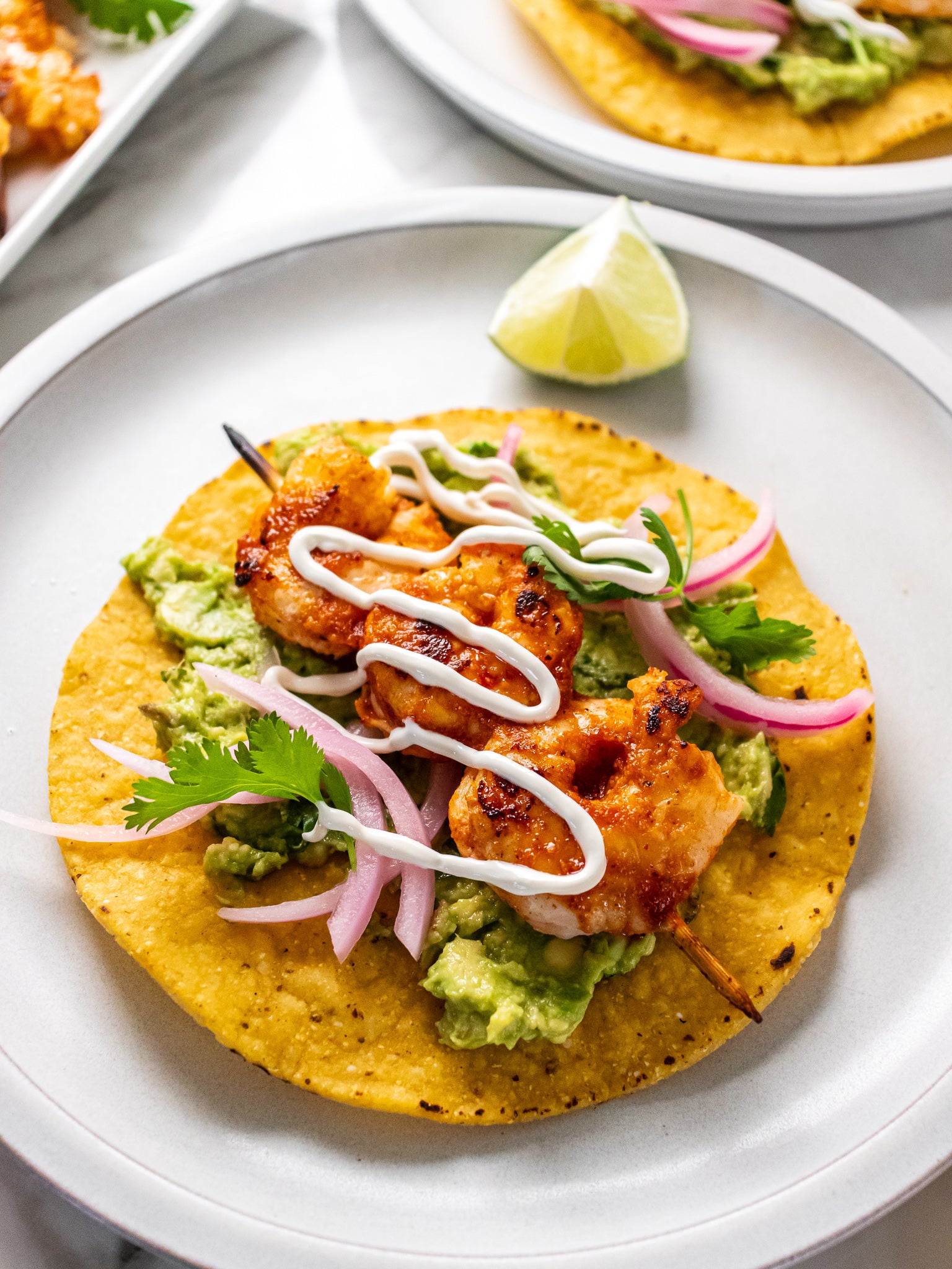 Shrimp Tostadas – Sizzlefish