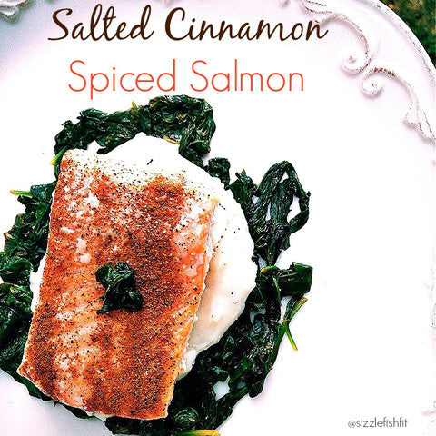 Salted Cinnamon Spiced Salmon - Salmon Recipes - Sizzlefish