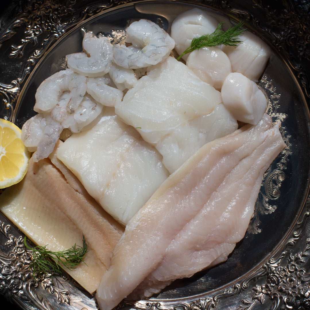 Rainbow Trout, Shrimp, Scallops, Cod & Haddock Package - Sizzlefish